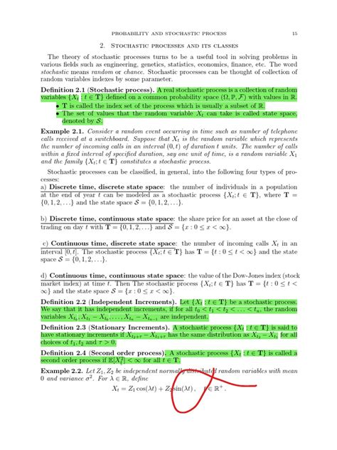 Lec 5 Pdf Stochastic Process Random Variable