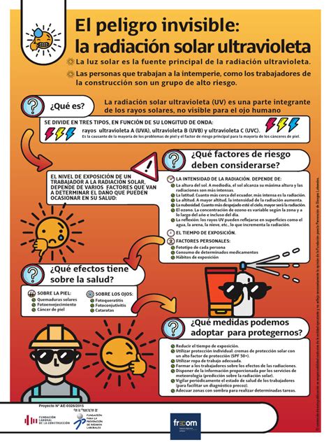 Riesgos De La Radiación Uv En Trabajadores Pdf Ultravioleta