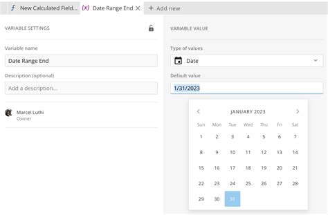 Set The Default Value Of Date Type Variable To Current Date Or Todays Date Domo Community Forum