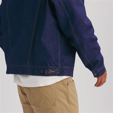 Wrangler Blanket Lined Denim Jacket Mens Men
