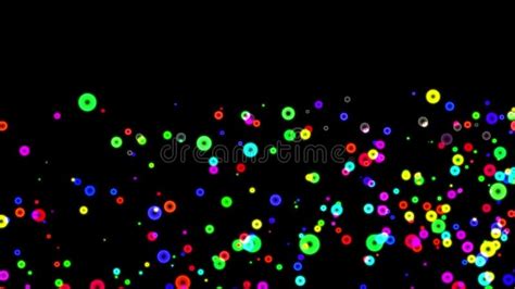 Colorful Ball Particle Moving Animation Motion Graphics Stock Footage Video Of Particles Ball