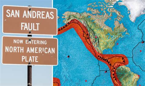 West Coast Earthquake Fault Lines