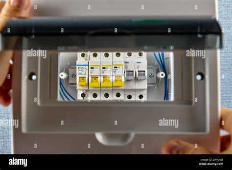 Installation Of Electrical Fuse Boards Or Consumer Unit Circuit Breakers Are Housed In A