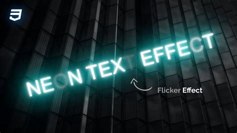 Neon Text With Flicker Effects Html Css Quick Tutorial Youtube