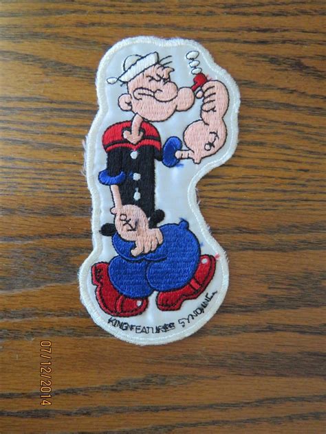 Vintage King Features Popeye The Sailer Iron On Sew Patch 6
