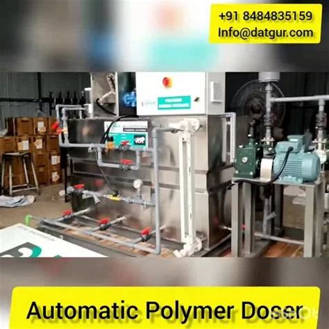 Treatment Capacity 1000 M3 Hr Horizontal Flow Polymer Make Up And Dosing System Chemical