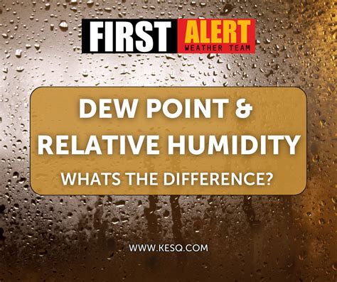Dew Points Vs Relative Humidity Explained Kesq