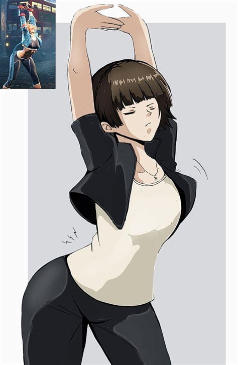 Makoto Doing The Cammy Pose Compilation Rchurchofmakoto