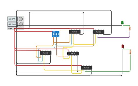 Circuit Design 1bit Full Adder Final Exam Tinkercad