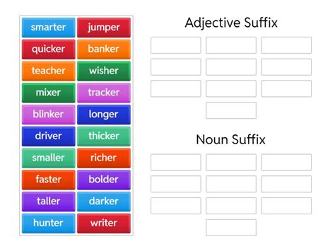 Suffix Er Sort Group Sort