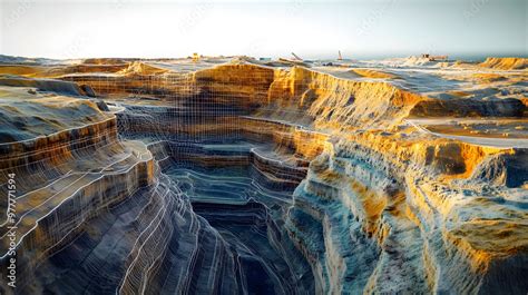 Conceptual Image Of Geotechnical Engineering With Soil Analysis And Digital Mapping Showcasing
