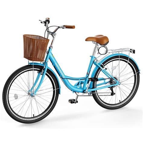 24 Wheels Cruiser Bikes Bicycles For Adults 7 Speed Bike With Basket