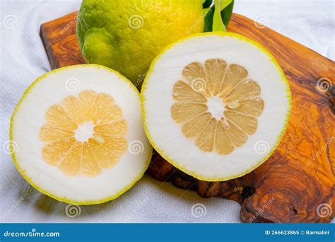 Lemon Citron Cedrate Or Citrus Medica Large Fragrant Citrus Fruit With