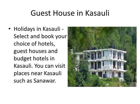 Ppt Best Hotels In Kasauli Powerpoint Presentation Free Download