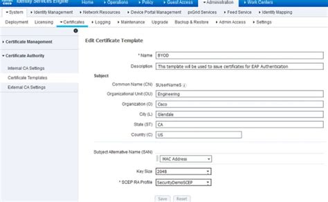 Ise Adding Certificates To Ise And Creating Certificate Profiles