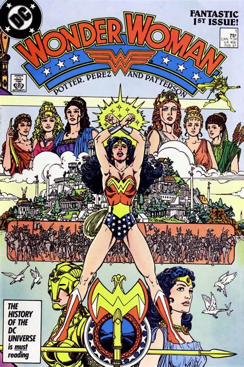 Wonder Woman V2 1 George Perez Art And Cover 1st Issue Pencil Ink
