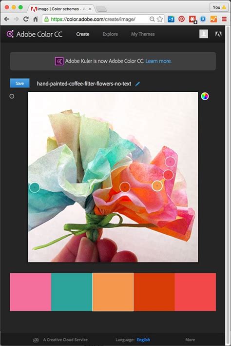Create Color Palettes With Adobe Color App Aka Adobe Kuler 100 Directions