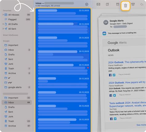 How To Delete Multiple Emails On Mac In