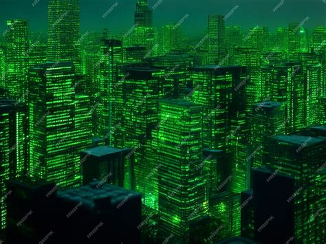 Premium Photo Matrix Of Binary Numbers Scifi Background Binary