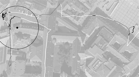 segmented motion track with classified behavior sequence from a