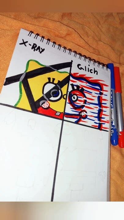 Spongebob In 4 Different Types Part 2 Shorts Spongebob Glitch Drawing Artist Art Artist