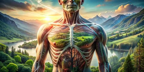 Unveiling The Intricate Dance Of Human Anatomy A Double Exposure Explores Muscles Bones And