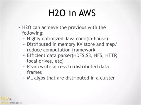Intro To Machine Learning With H2o And Aws Pdf