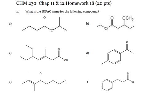 Solved Chm 230 Chap 11and12 ﻿homework 18 20 ﻿pts What Is The