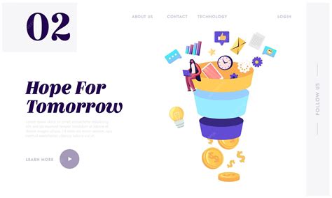 Premium Vector Conversion Rate Optimization Funnel Marketing Landing