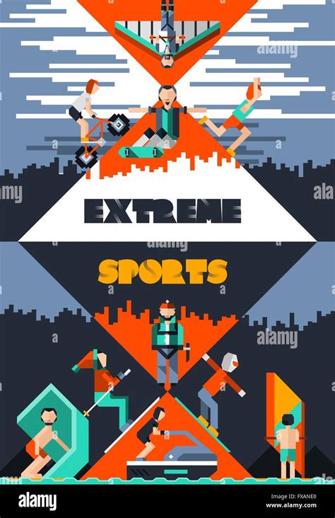 Extreme Sports Poster Stock Vector Image And Art Alamy