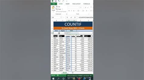 Countif In Excel Excel Formula Shorts Shortsfeed Shortsvideo Youtubeshorts Youtube