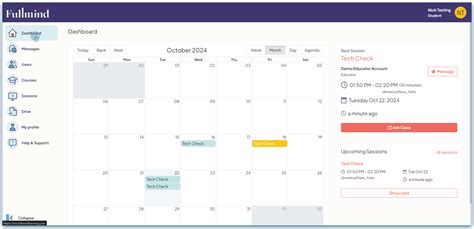 Student Joining A Class Session Fullmind Support