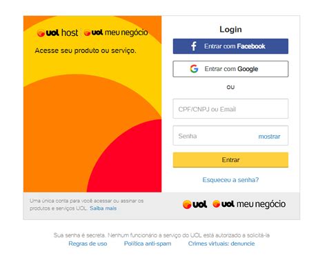 Como Alterar Meus Dados De Cadastro No Uol Host Faq Uol Host