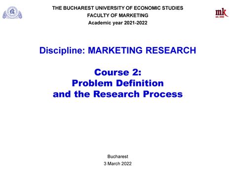 Course 2 Problem Definition Research Process 03 The Bucharest