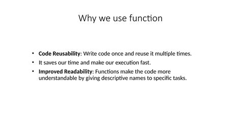 Functions In Programing How Functions Work Ppt