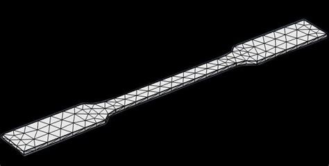 Finite Element Model And Meshing Of Tensile Specimen Download