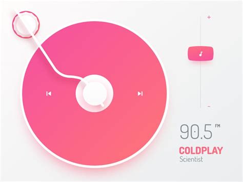 Internet Radio Ui Mockup Design
