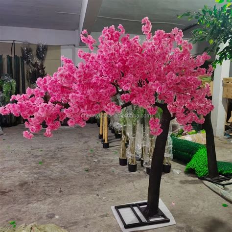5ft 6ft Artificial Cherry Blossom Tree White Cheery Trees Cherry