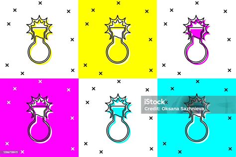 색상 배경에 격리된 테스트 튜브 및 플라스크 아이콘을 설정합니다 화학 실험실 테스트 실험실 유리 제품 벡터 0명에 대한 스톡 벡터 아트 및 기타 이미지 Istock