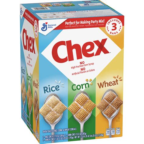 Chex Breakfast Cereal Variety Pack Homemade Chex Mix Ingredient 3 Lbs
