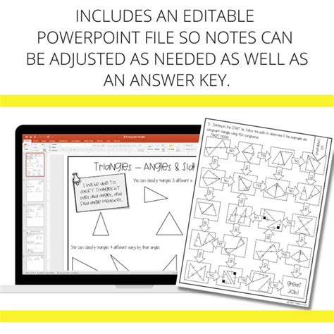 Congruent Triangles Unit Bundle Of Editable Guided Notes By Hello Algebra