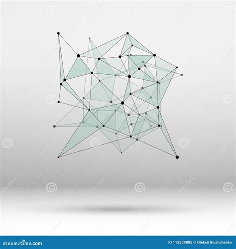 Abstract Geometric Polygonal Shape Technology Vector Science
