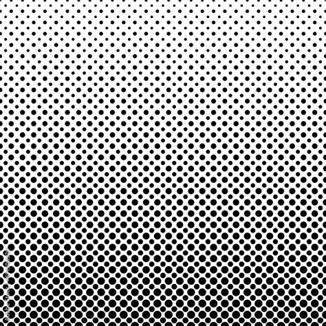 Repeating Circle Pattern Background Abstract Black And White Vector Graphic Design With Dots