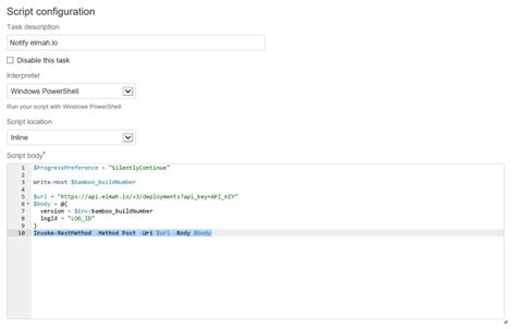 Create Deployments From Atlassian Bamboo