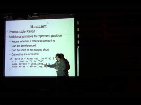 C Now Talk Iterators May Stay From CppNow Class Central