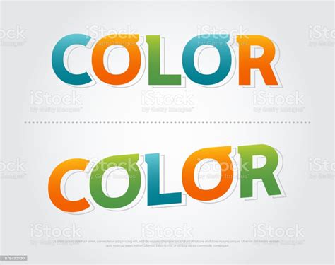 색상 화려한 아이콘입니다 색상 사진 오버레이로 화려한 사용과 타이 포 그래피 디자인 카드 포스터 지문 하 장소 벡터 일러스트 레이 션 기념일에 대한 스톡 벡터 아트 및 기타