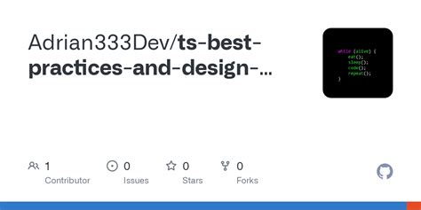 Github Adrian333devts Best Practices And Design Patterns