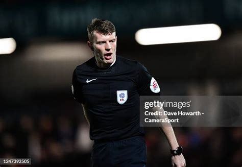 Referee Sam Barrott In Action During The Efl Trophy Semi Final Match News Photo Getty Images