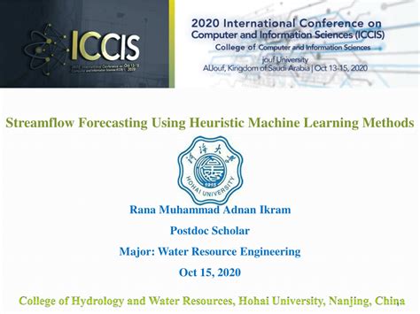 Pdf Iccis 2020 Streamflow Forecasting Using Heuristic Machine Learning Methods