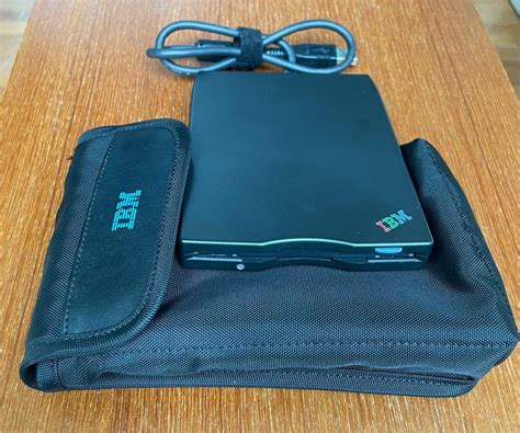 Vintage Ibm 35 External Usb Portable Floppy Disk Drive Computers